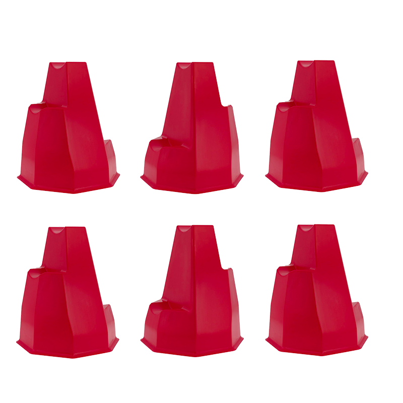 Pack plots d'obstacle rouge (x6) Hippotonic | OHLALA CARE